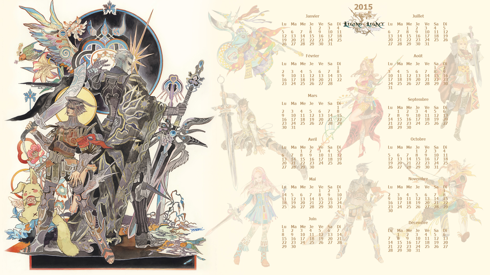 RPG Soluce - Medias - Calendriers - RPG